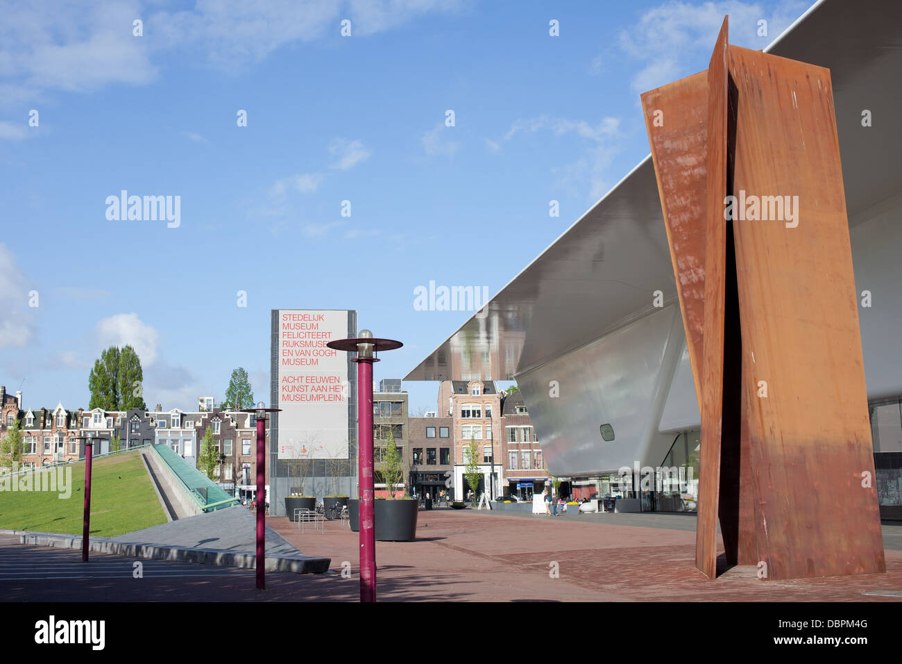 Stedelijk Museum contemporary shape in Amsterdam, Holland, Netherlands ...