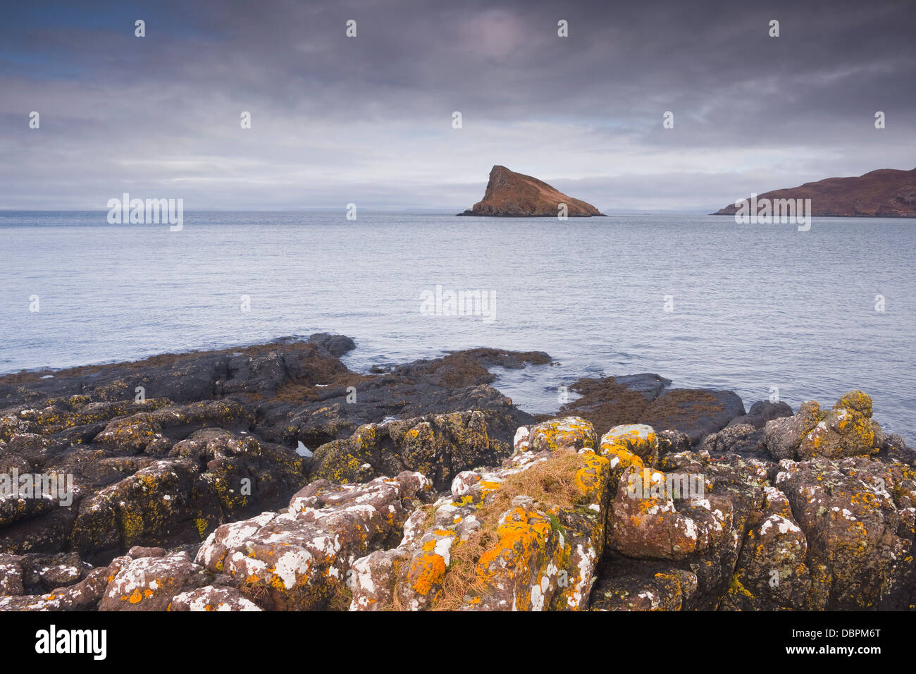 Geological features on the north west coastline of the Isle of Skye ...