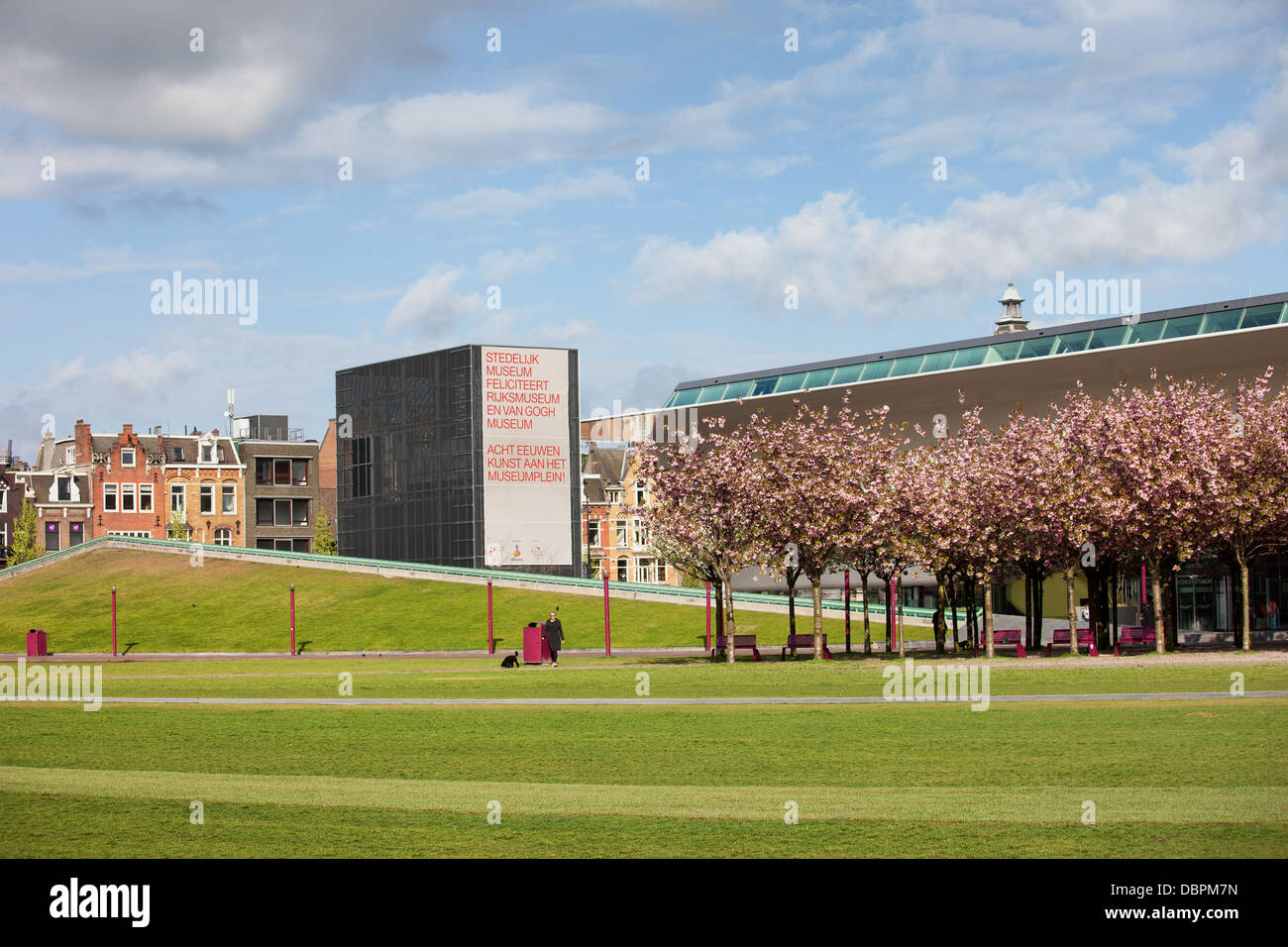 Museumplein park in Amsterdam, Holland, the Netherlands Stock Photo - Alamy