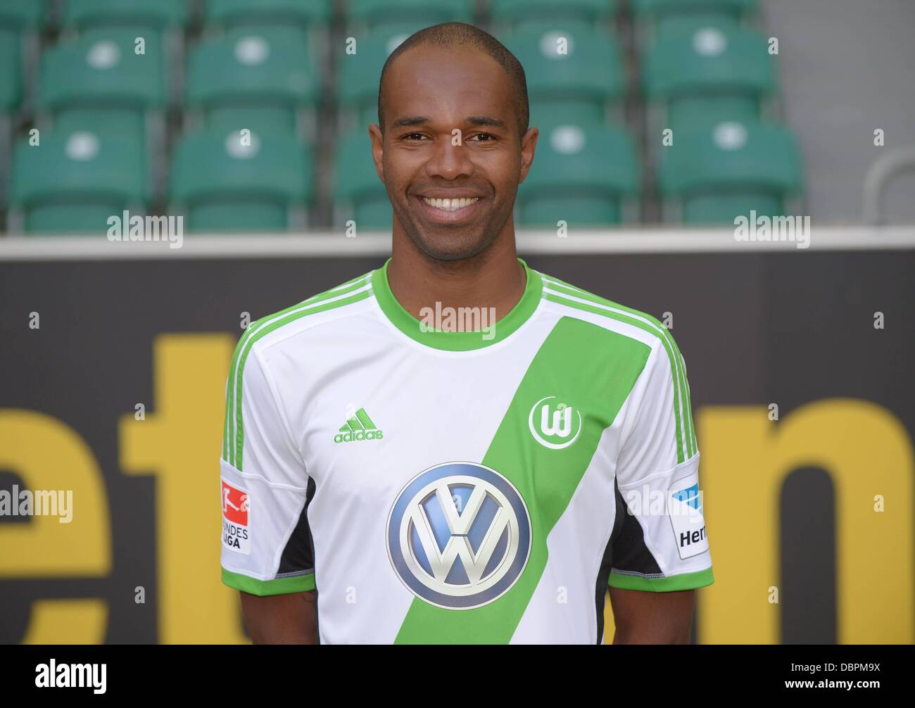 German Soccer Bundesliga club VfL Wolfsburg's Naldo poses during the ...