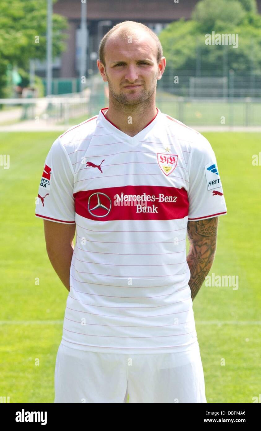 German Soccer Bundesliga club VfB Stuttgart's Konstantin Rausch poses ...