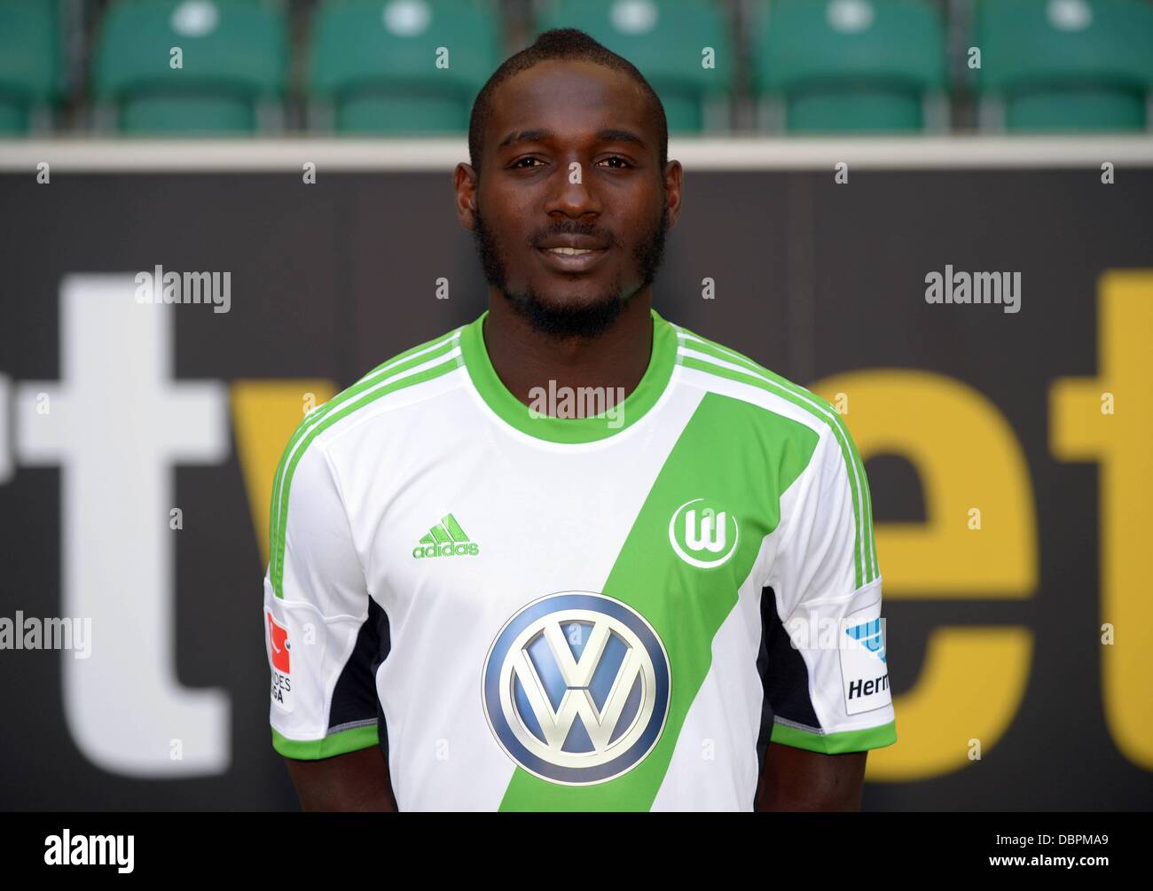 German Soccer Bundesliga club VfL Wolfsburg's Giovanni Sio poses during ...