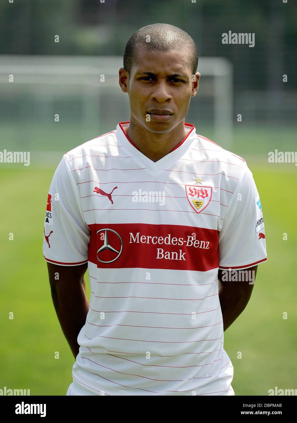 German Soccer Bundesliga club VfB Stuttgart's Johan Audel poses during ...