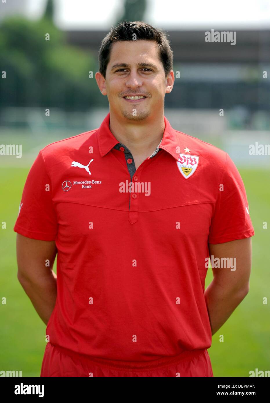 German Soccer Bundesliga club VfB Stuttgart's physiotherapist Manuel ...