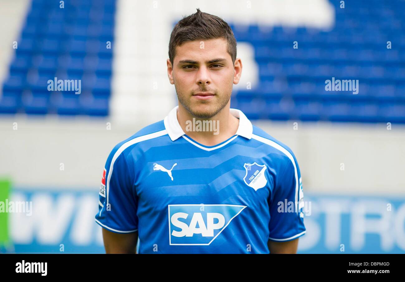 Player Kevin Volland of German Bundesliga club TSG 1899 Hoffenheim ...