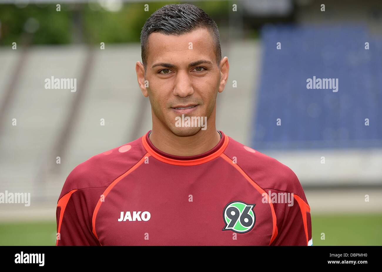 Player Deniz Kadah of German Bundesliga club Hannover 96 during the ...