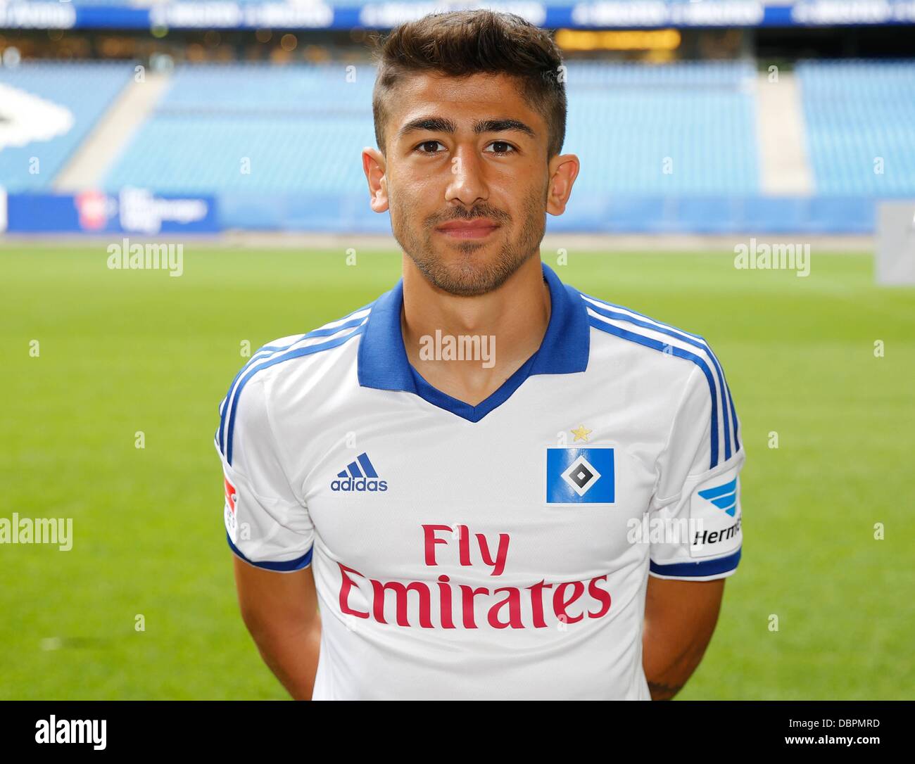 German Bundesliga soccer club Hamburger SV's Kerem Demirbay poses ...