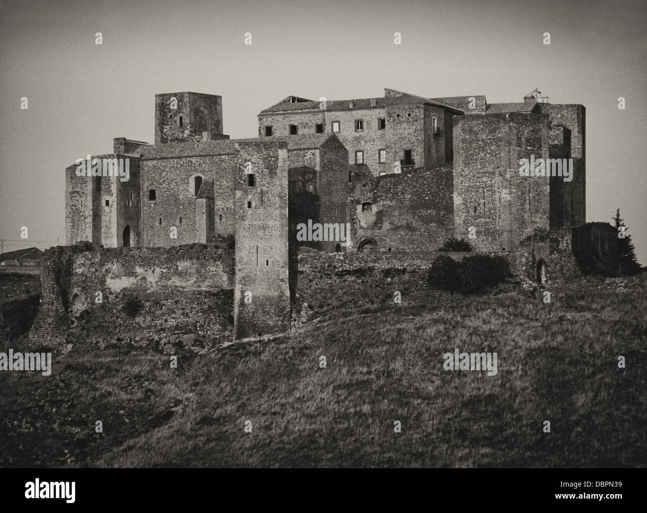 Melfi castle in Basilicata, southern Italy Stock Photo - Alamy