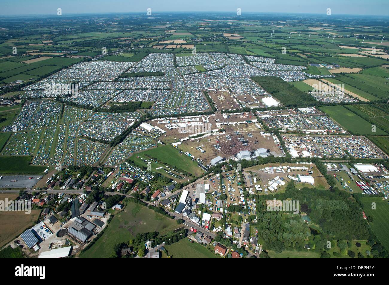 Wacken, Germany. 01st Aug, 2013. (HANDOUT) A handout shows the Wacken ...