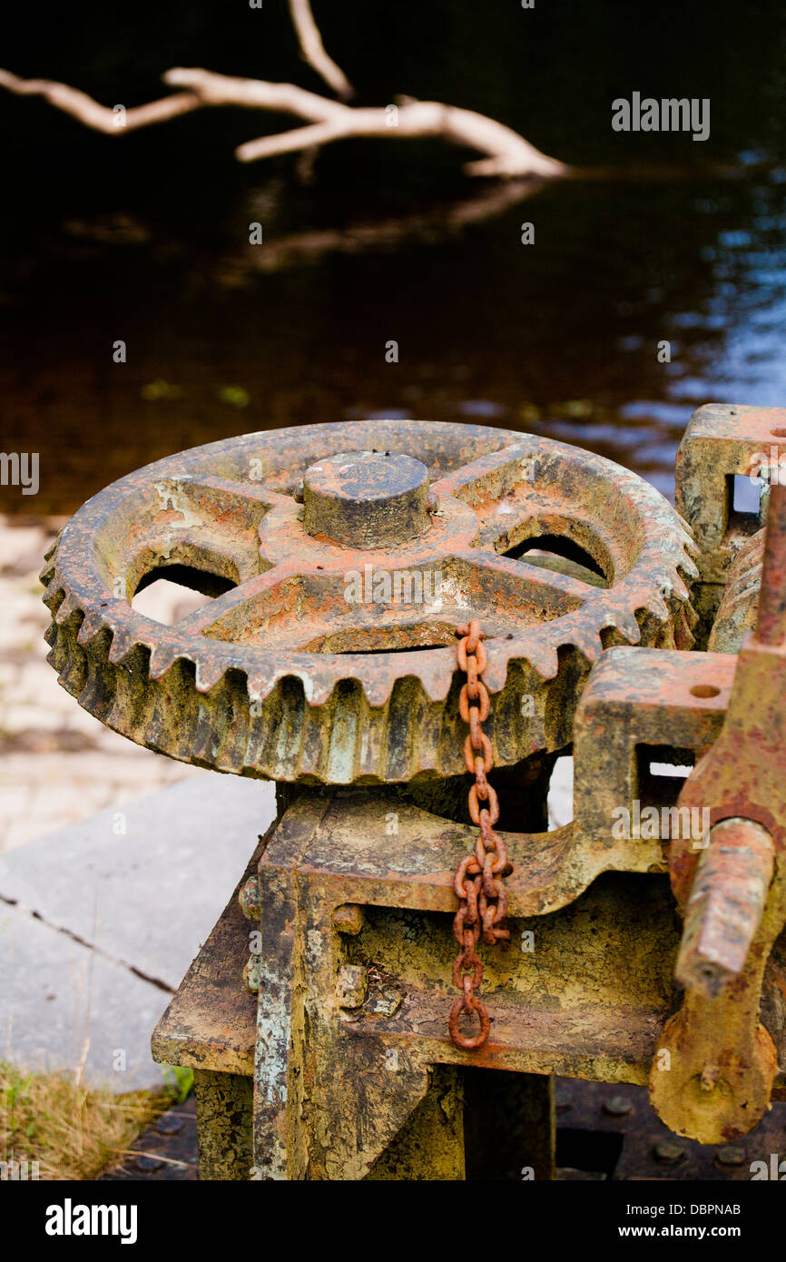Picture of rusty Industrial Equipment Stock Photo - Alamy