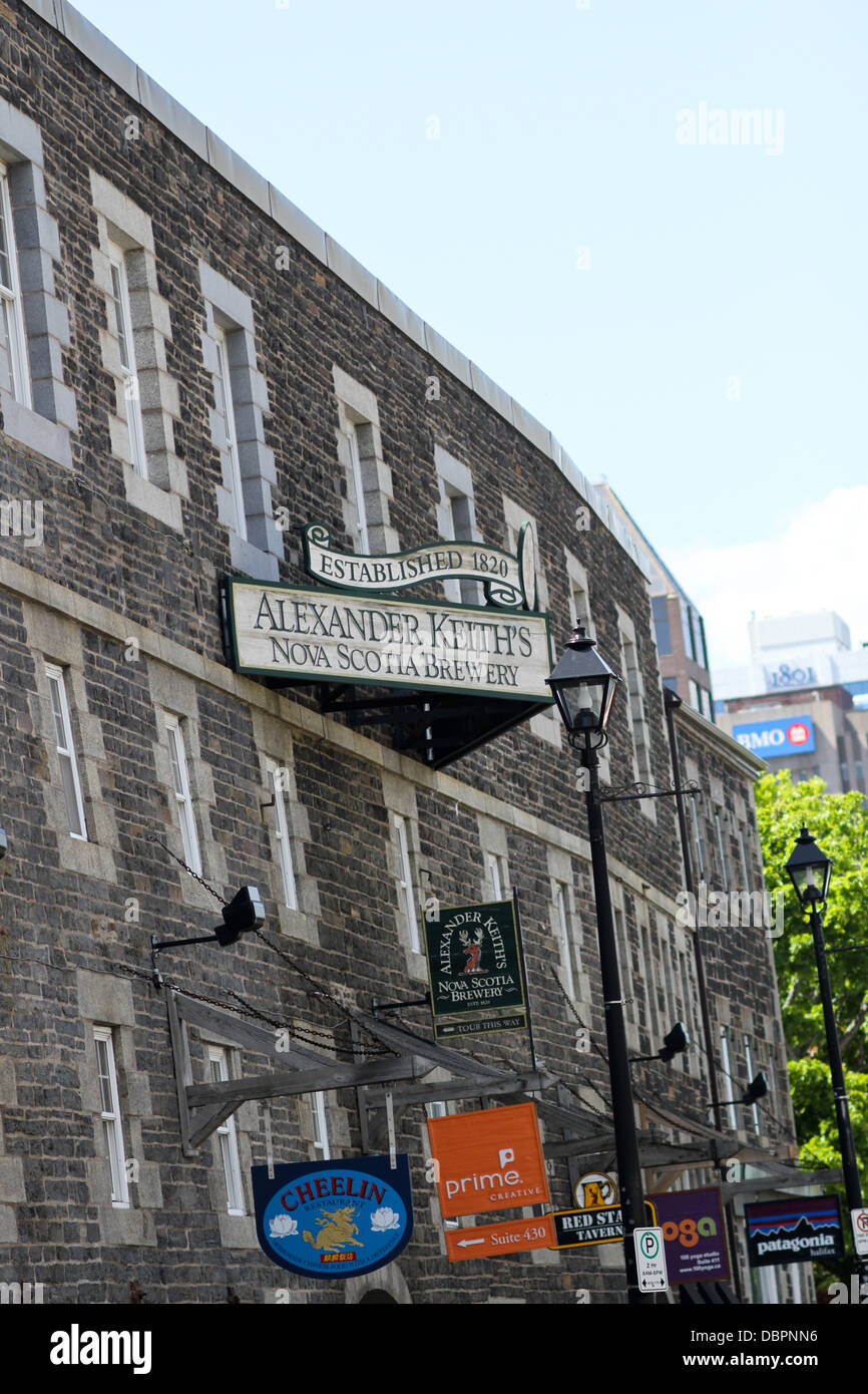 The Alexander Keiths Brewery in Halifax, N.S Stock Photo - Alamy