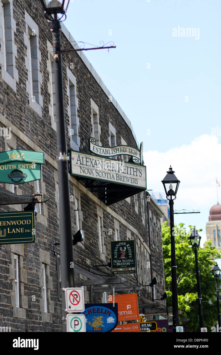 The Alexander Keiths Brewery in Halifax, N.S Stock Photo - Alamy