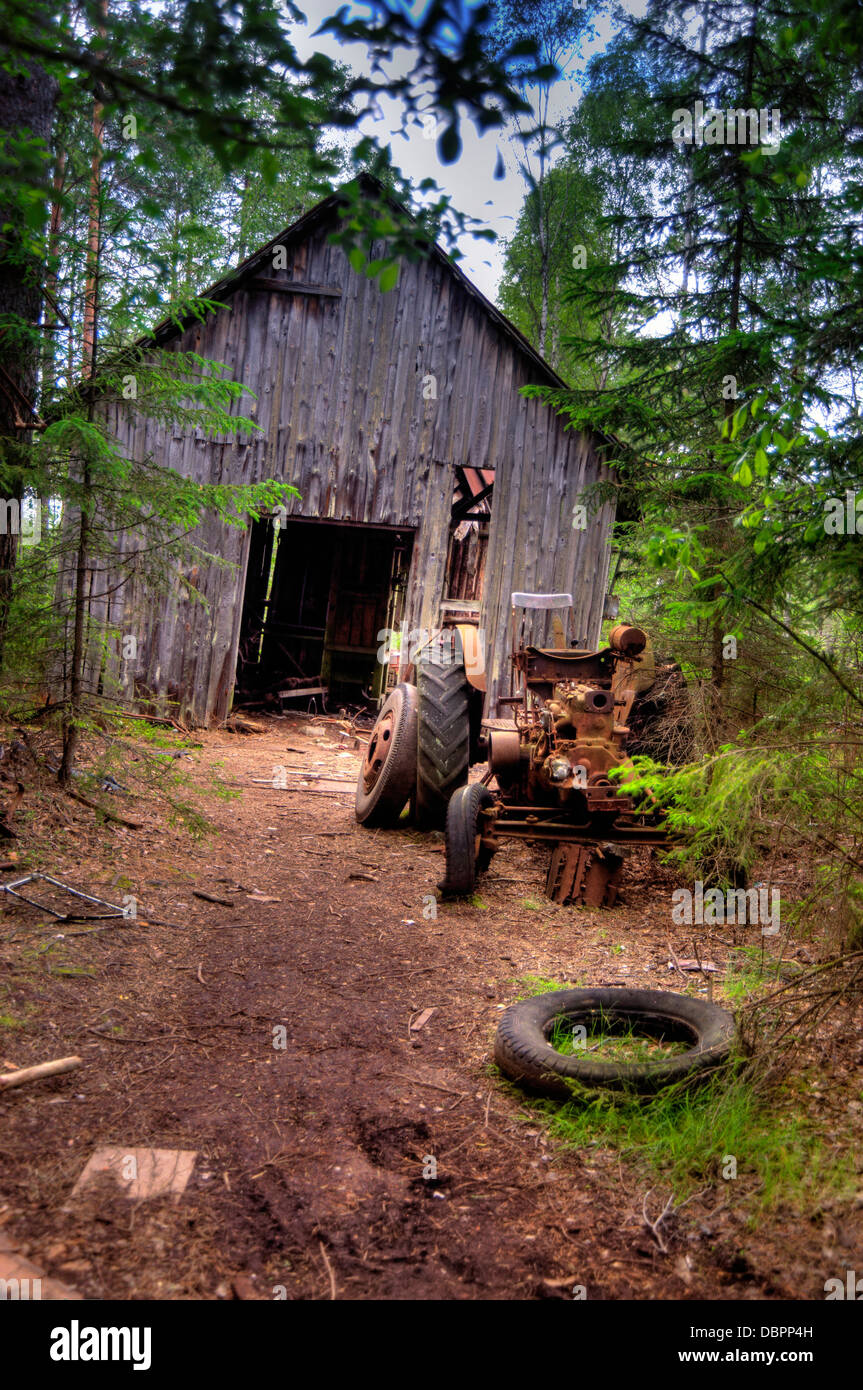 Car Dump Kirkö Mosse in Ryd, Sweden Stock Photo - Alamy