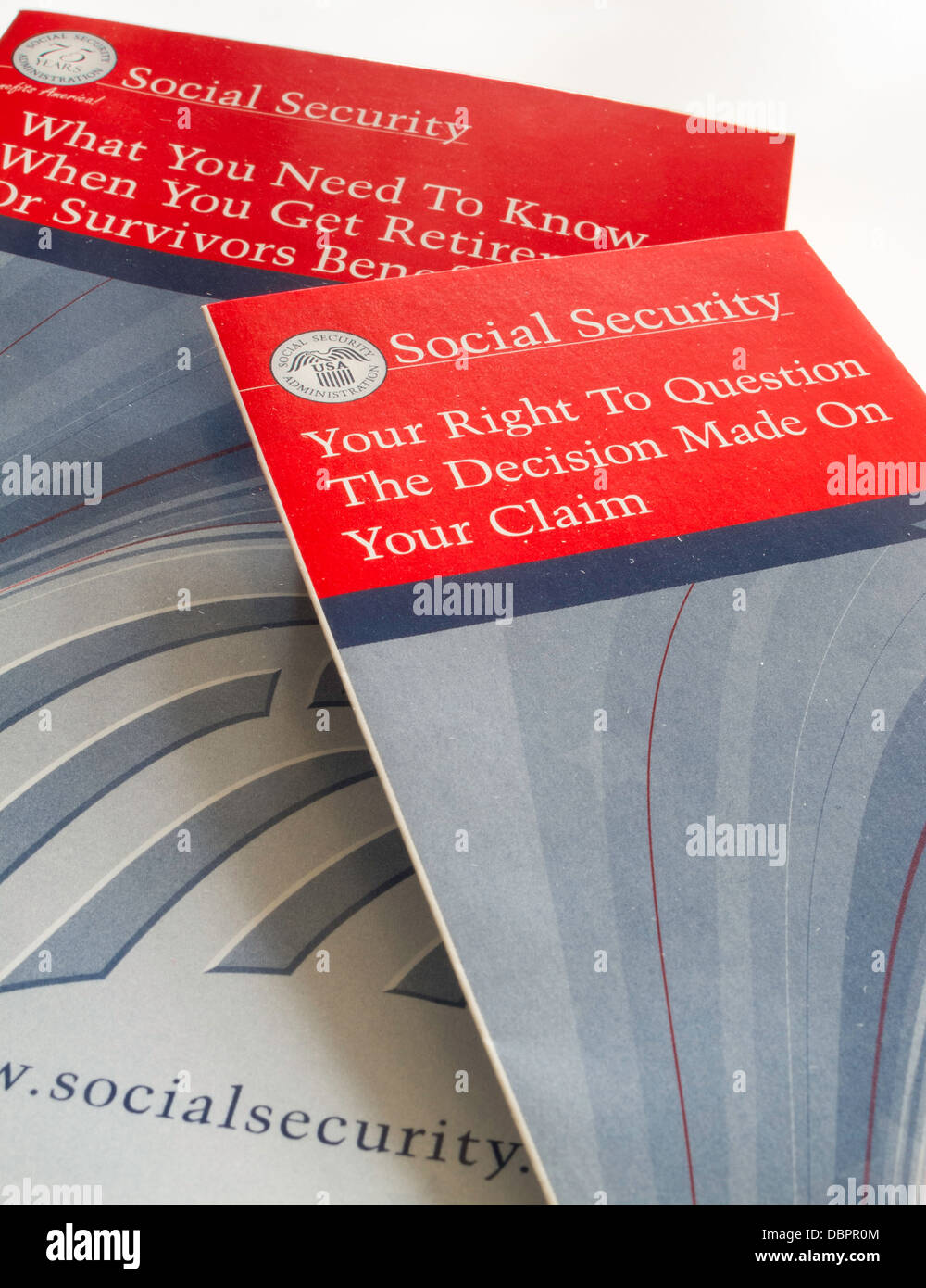U.S. Social Security Pamphlets Stock Photo - Alamy