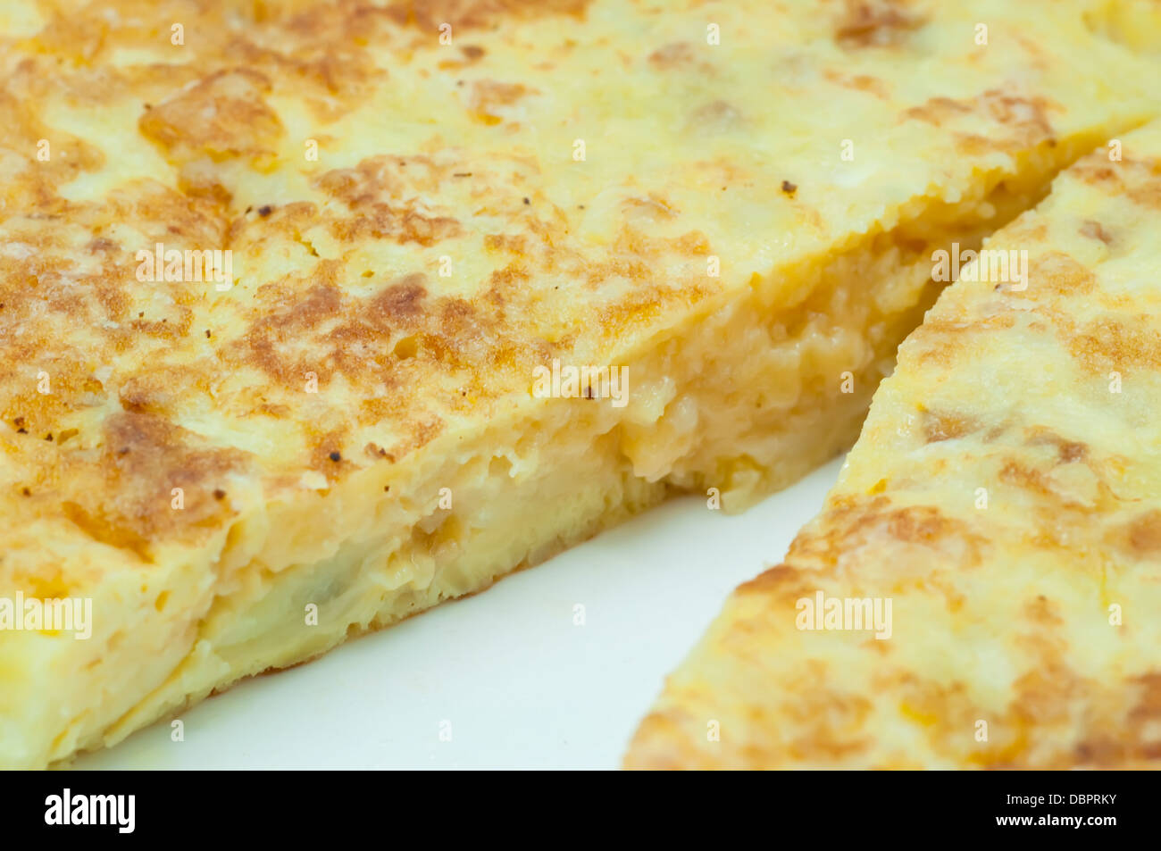 Spanish Potato Omelet Stock Photo - Alamy