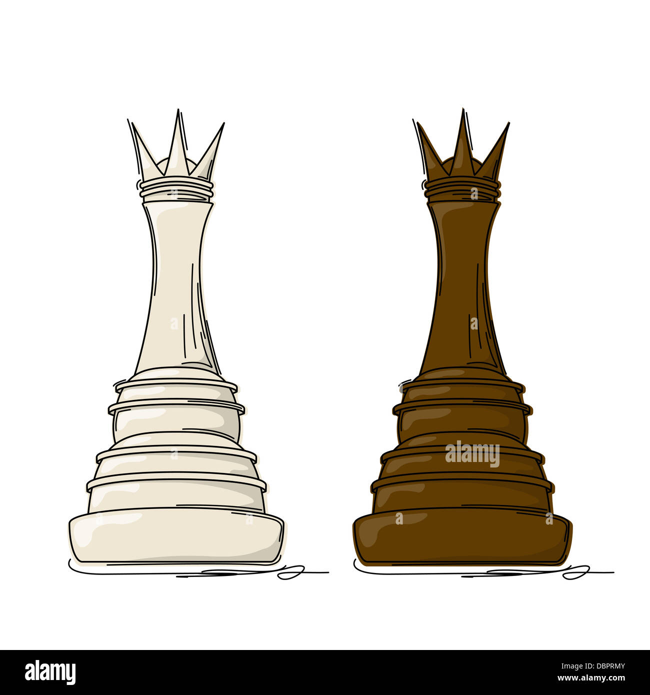 Chess drawing hi-res stock photography and images - Alamy