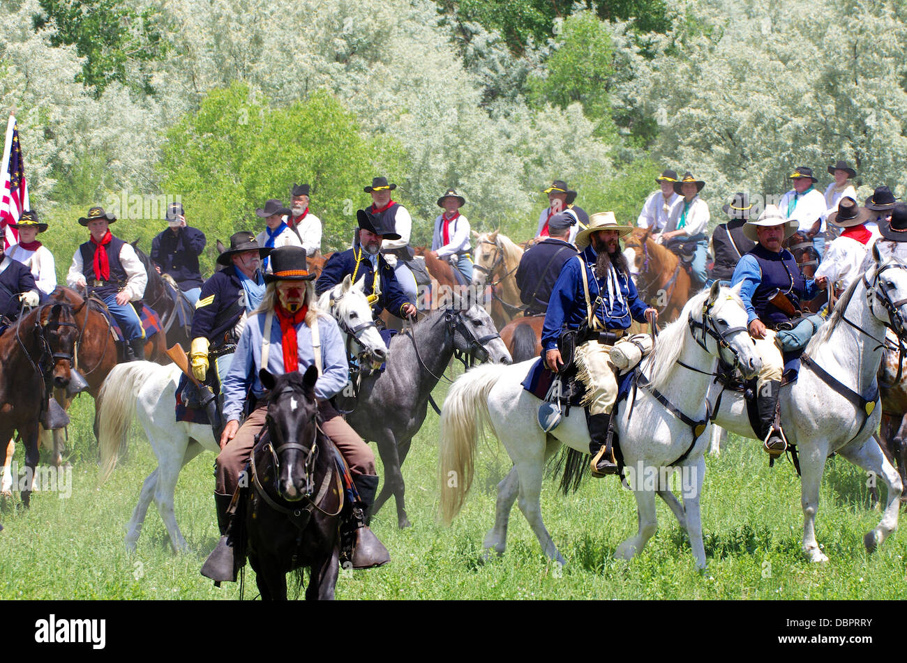 Mounted calvary troop hi-res stock photography and images - Alamy