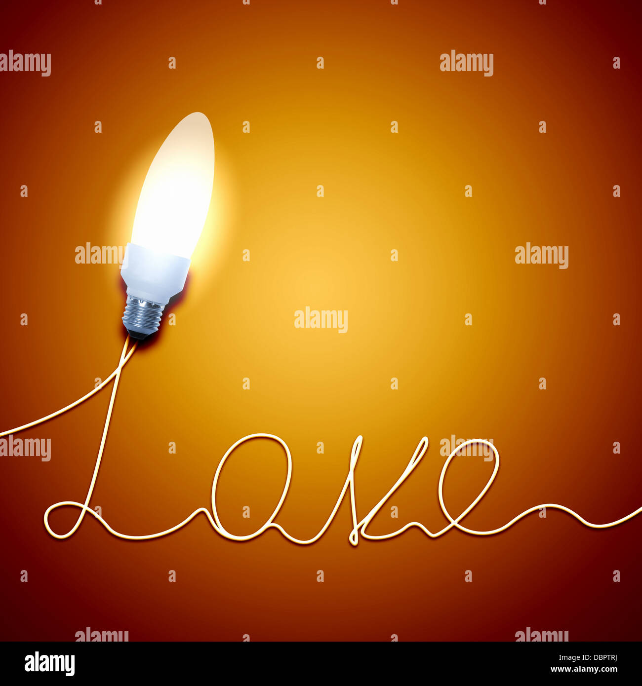 Love Light Bulb Stock Photo - Alamy