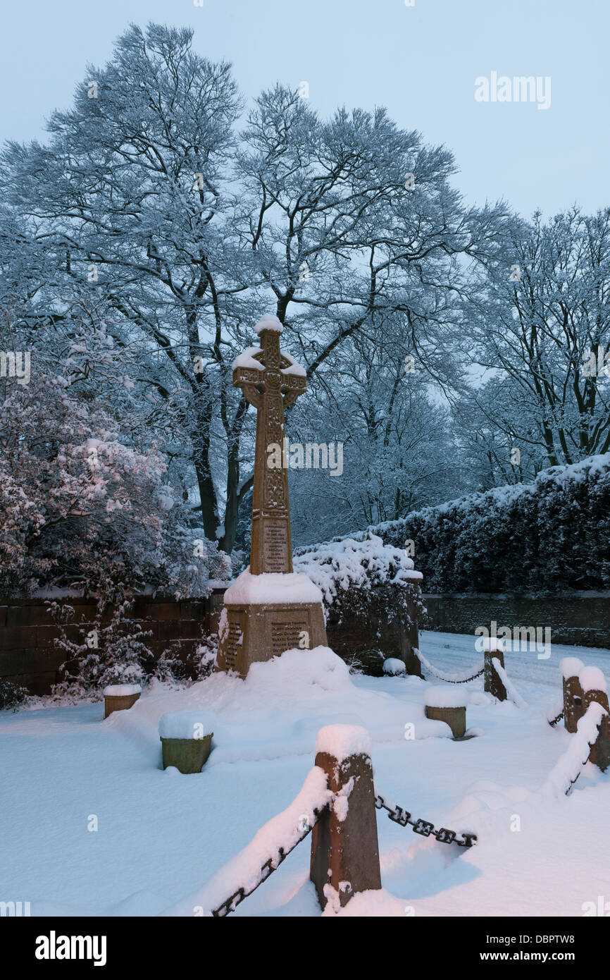 The Croston Village memorial dedicated to those members of the ...