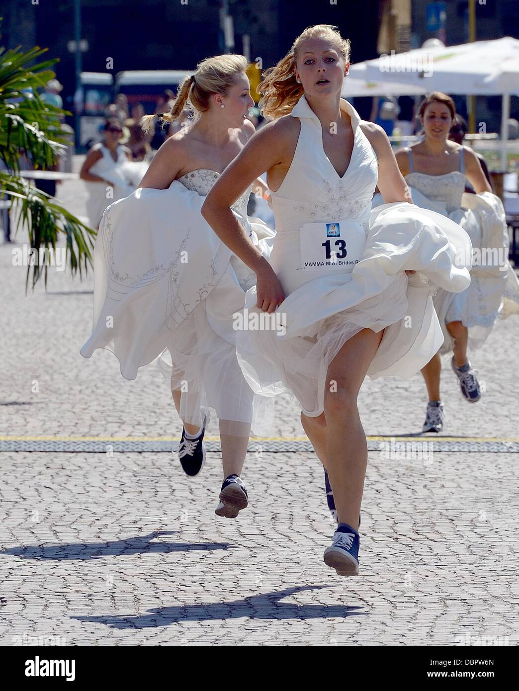 Running of the brides hi-res stock photography and images - Alamy