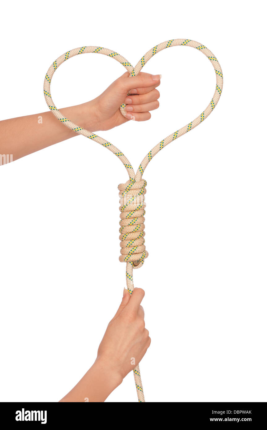 rope and heart Stock Photo - Alamy