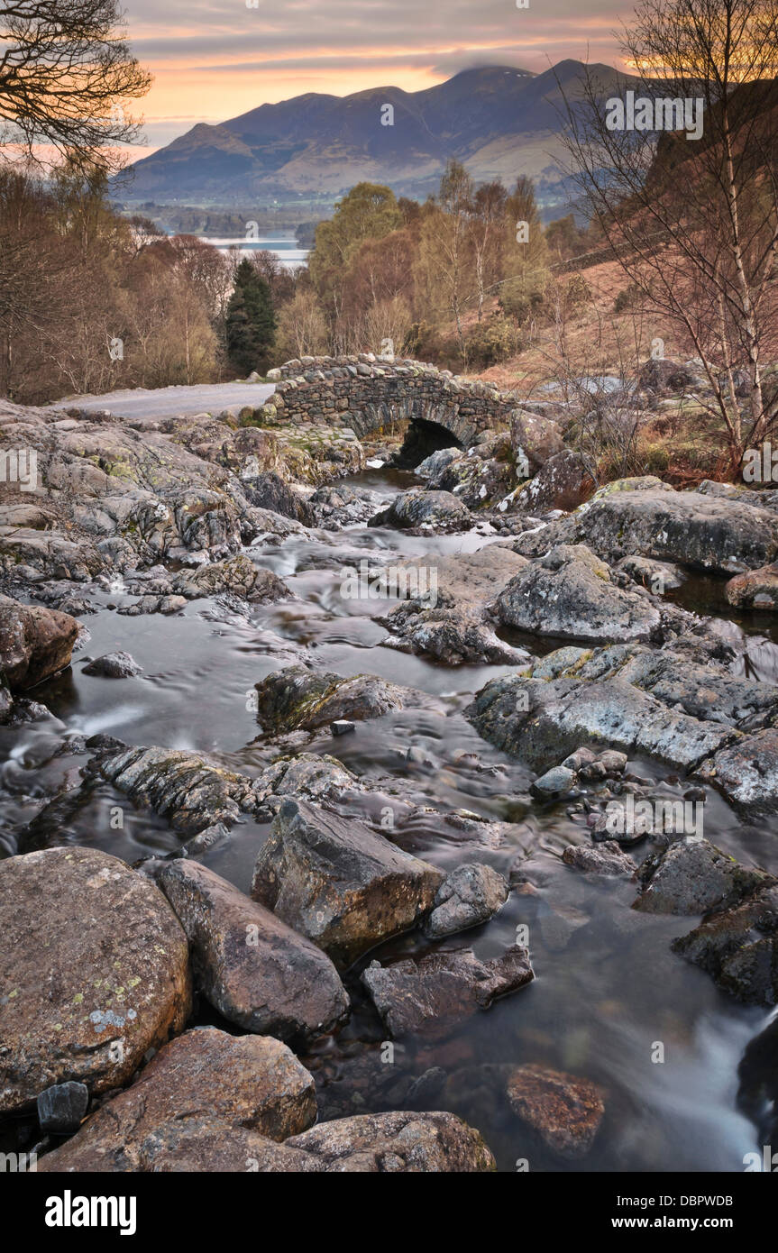 Ashness bridge sunset hi-res stock photography and images - Alamy