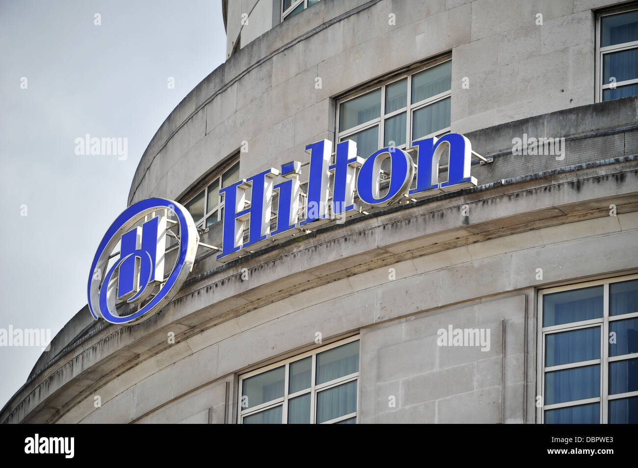 The exterior of the Hilton hotel in Cardiff, UK Stock Photo - Alamy