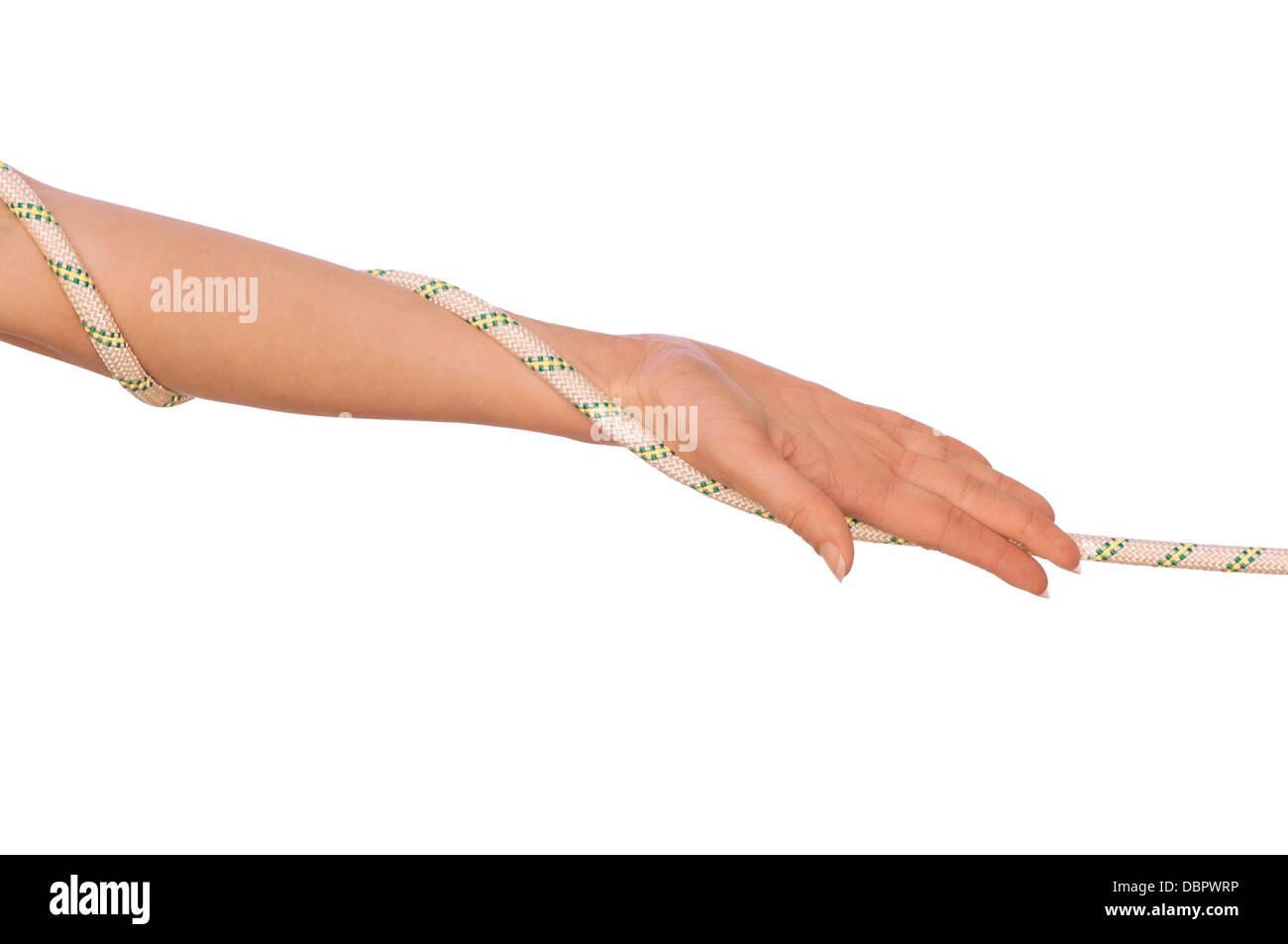 pulling of a rope Stock Photo - Alamy
