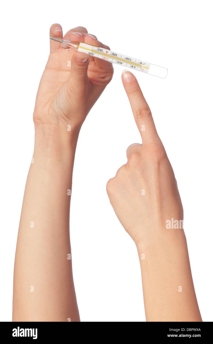 Cold temperature gauge Cut Out Stock Images & Pictures - Alamy