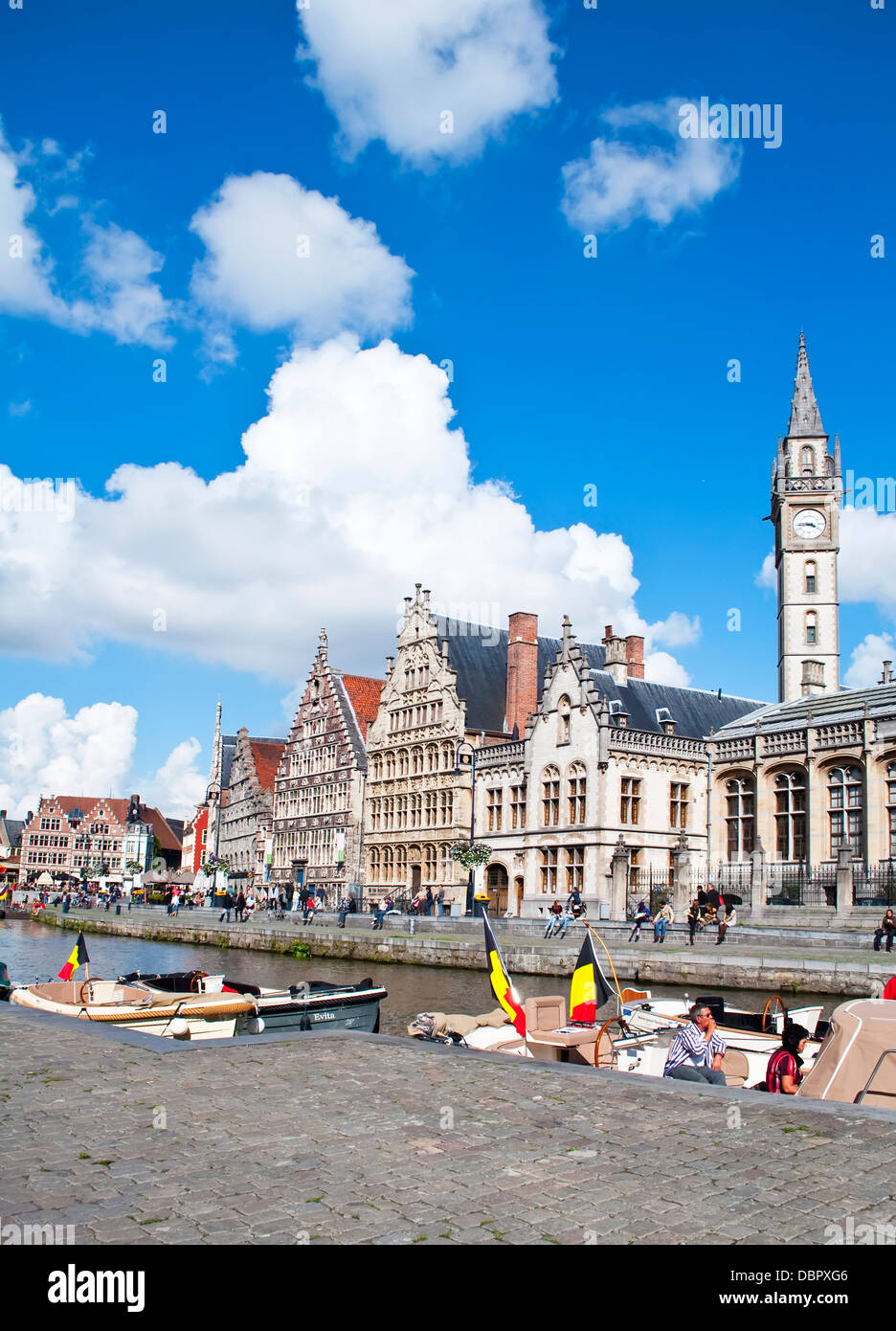 Ghent canal hi-res stock photography and images - Alamy
