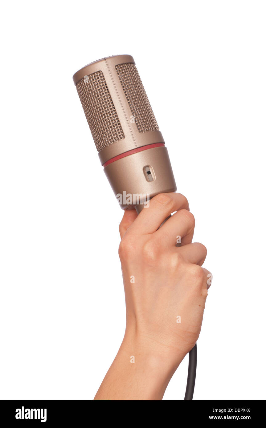 Big Microphone High Resolution Stock Photography and Images - Alamy