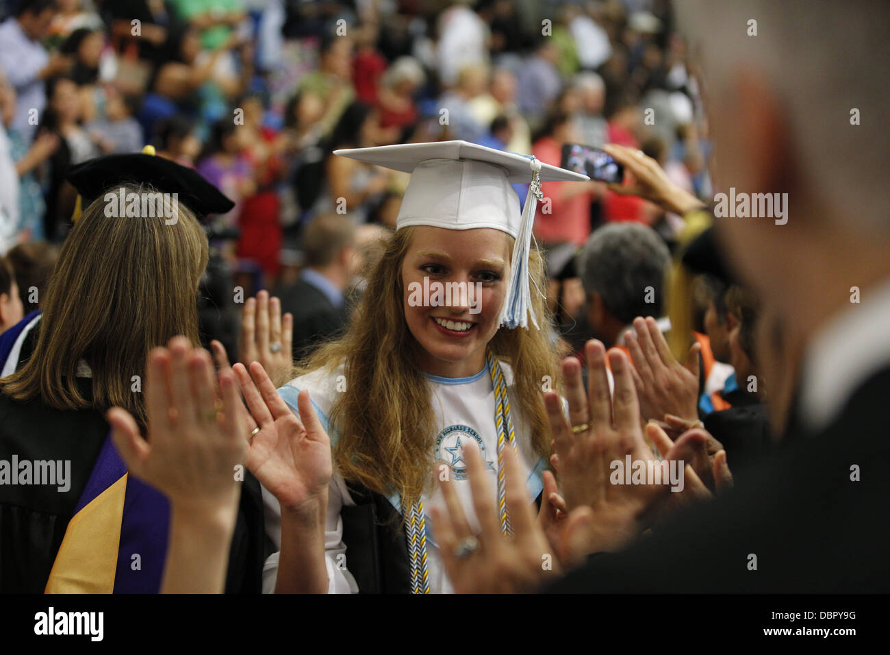 High School graduation ceremony for an all girls public school in ...