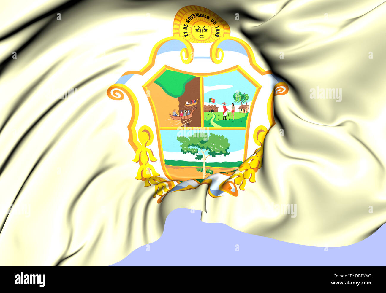 Manaus city flag hi-res stock photography and images - Alamy