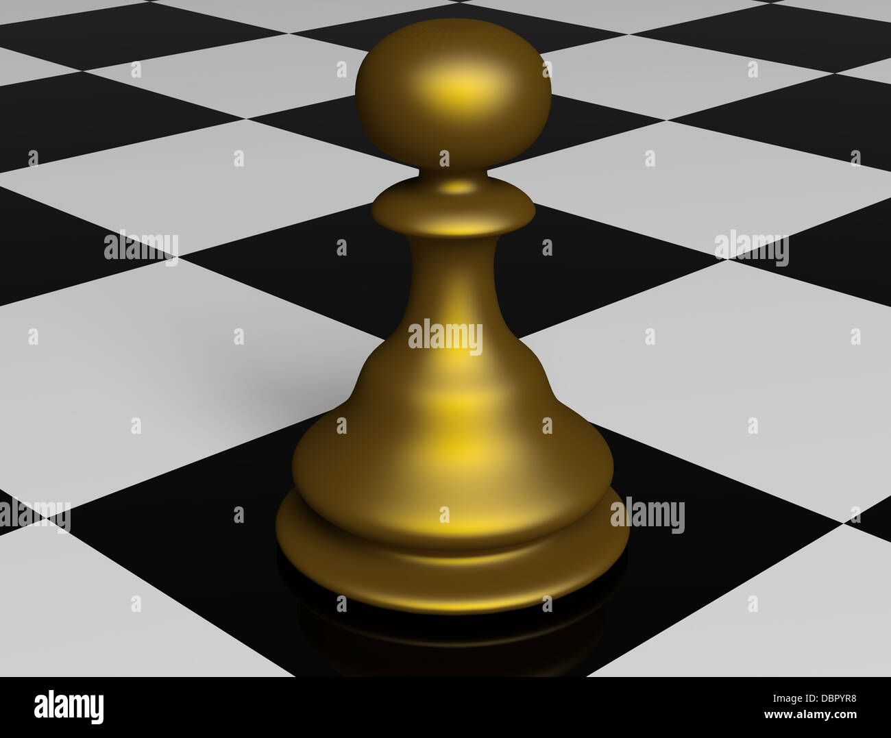 chess pawn figure Three Dimensional shape Stock Photo - Alamy