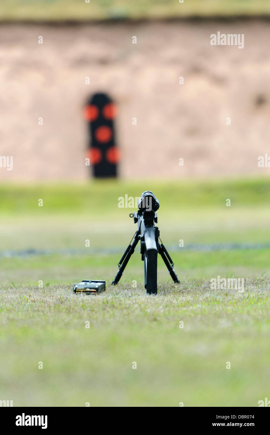 Ballykinlar, Northern Ireland. 2nd August 2013 - A Remington 700 sniper ...