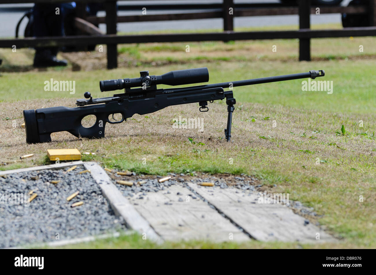 Ballykinlar, Northern Ireland. 2nd August 2013 - A Remington 700 sniper ...