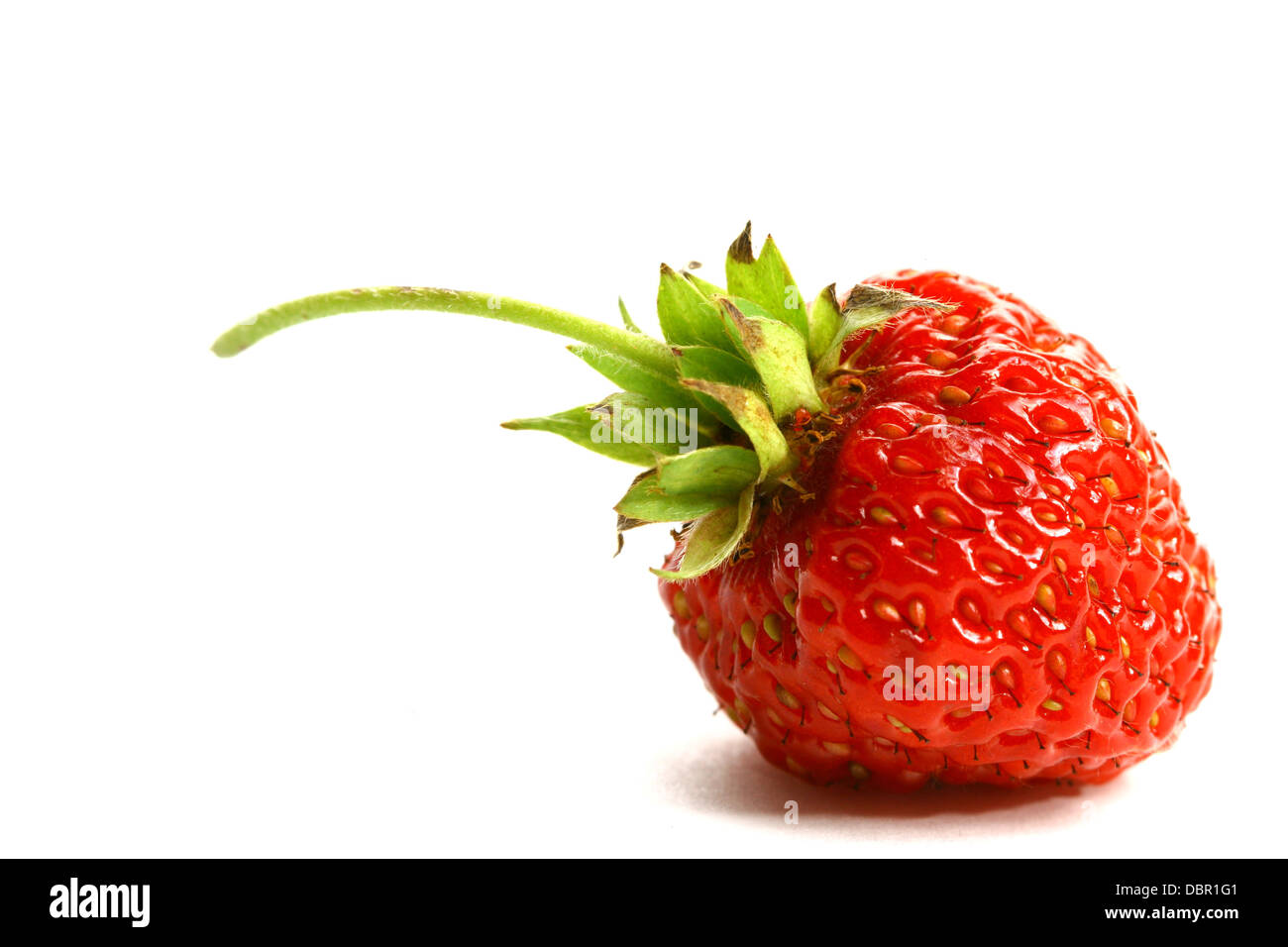 strawberry isolated on white background Stock Photo - Alamy