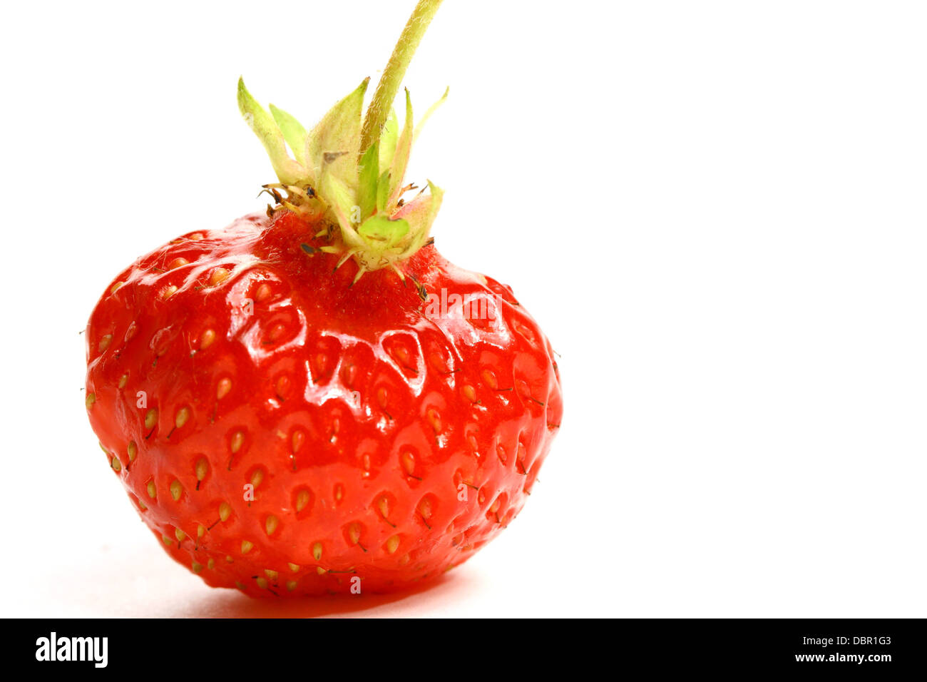 strawberry isolated on white background Stock Photo - Alamy