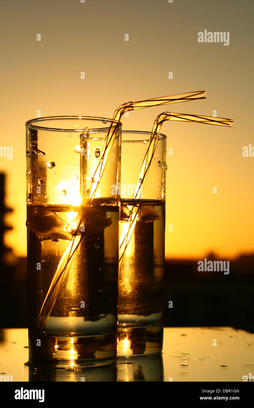clean cold water in glass Stock Photo - Alamy