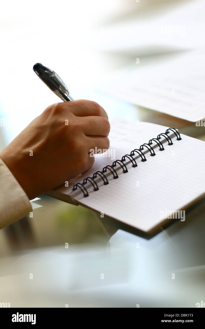 Shorthand notebook hi-res stock photography and images - Alamy