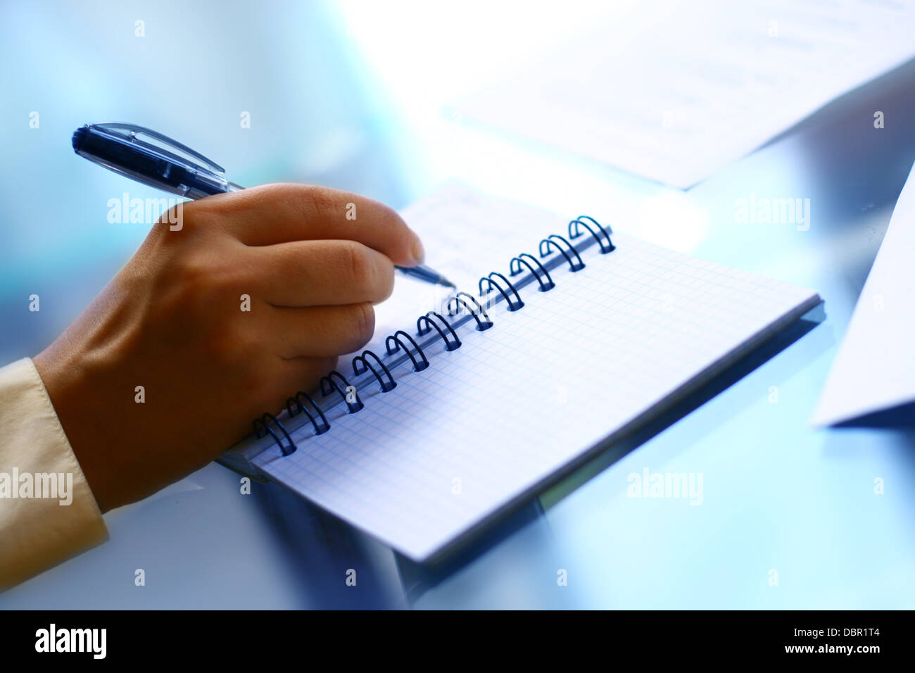 Shorthand notebook hi-res stock photography and images - Alamy