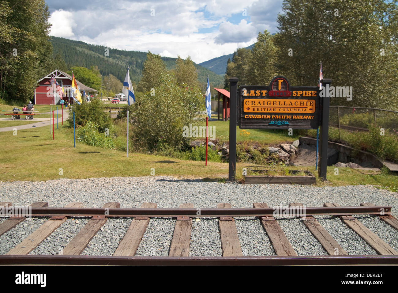The Last Spike Stock Photo - Alamy