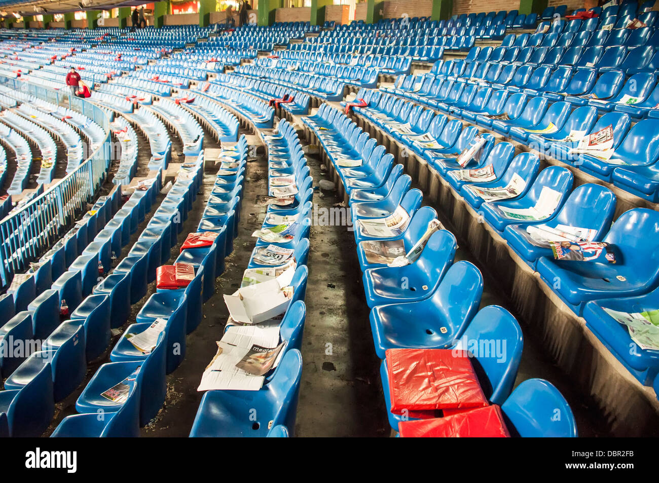 Empty seats at the stadium Stock Photo - Alamy
