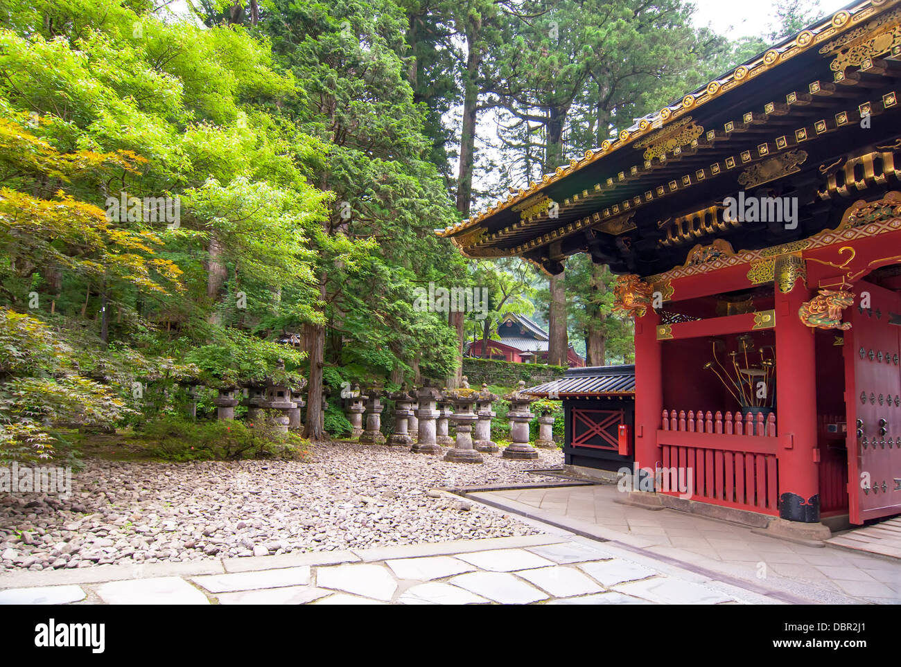 Temple building nikko japan hi-res stock photography and images - Alamy