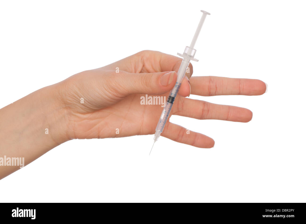 Injecting insulin Cut Out Stock Images & Pictures - Alamy