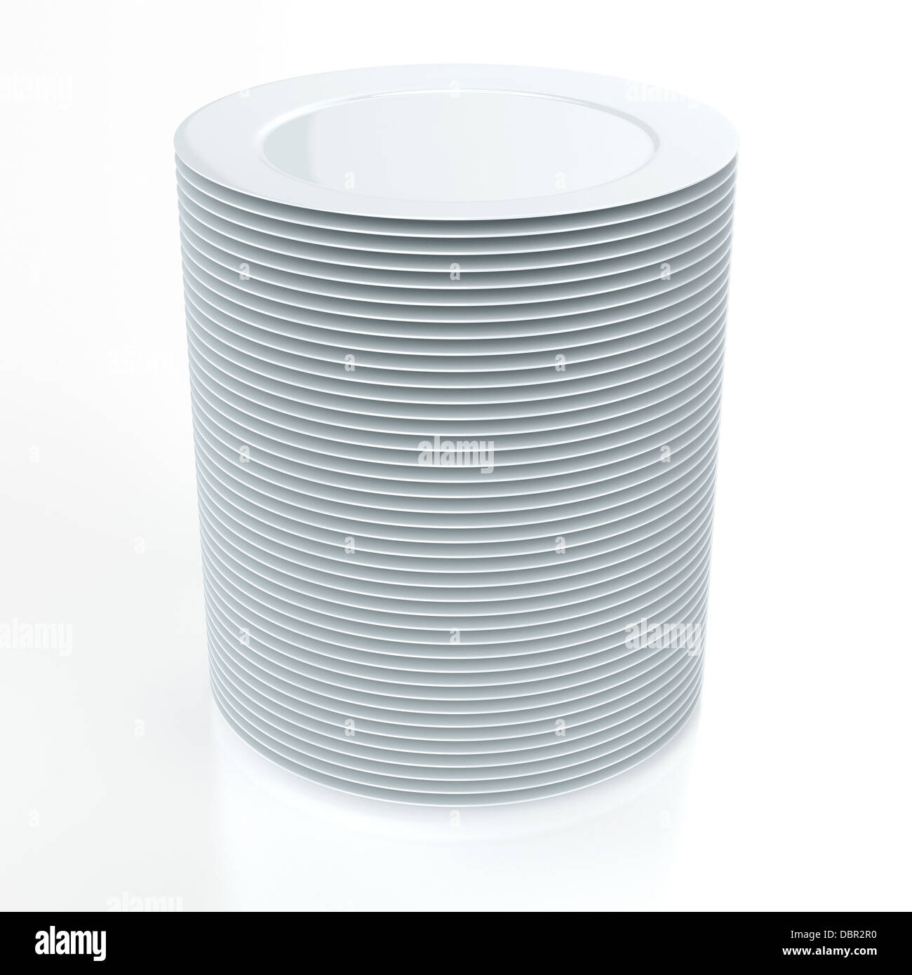 Pile Of Plates Stock Photo - Alamy