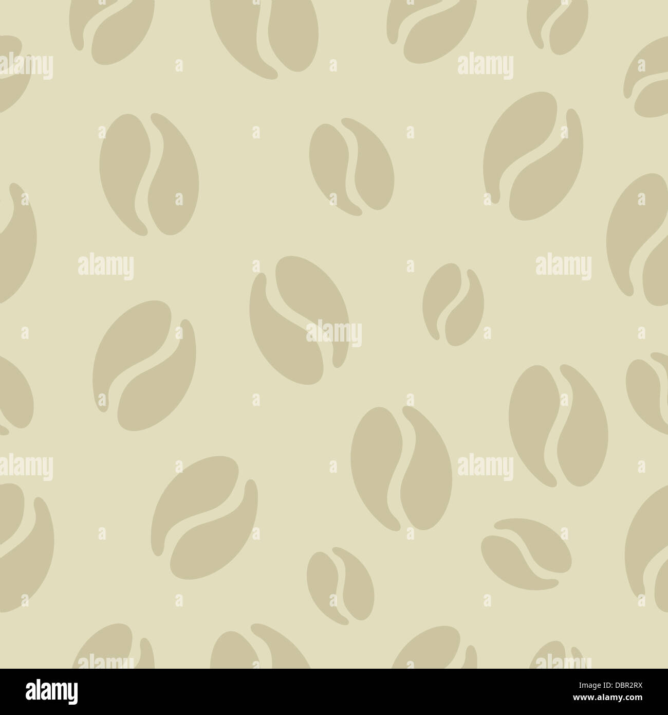 Trendy Coffee beans seamless pattern. This vector illustration is ...