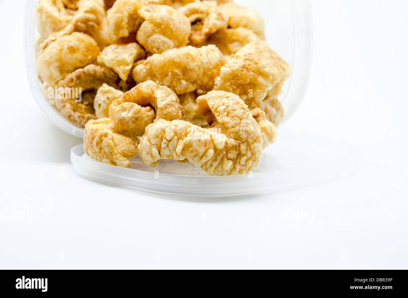 Pork rinds, snack Stock Photo - Alamy
