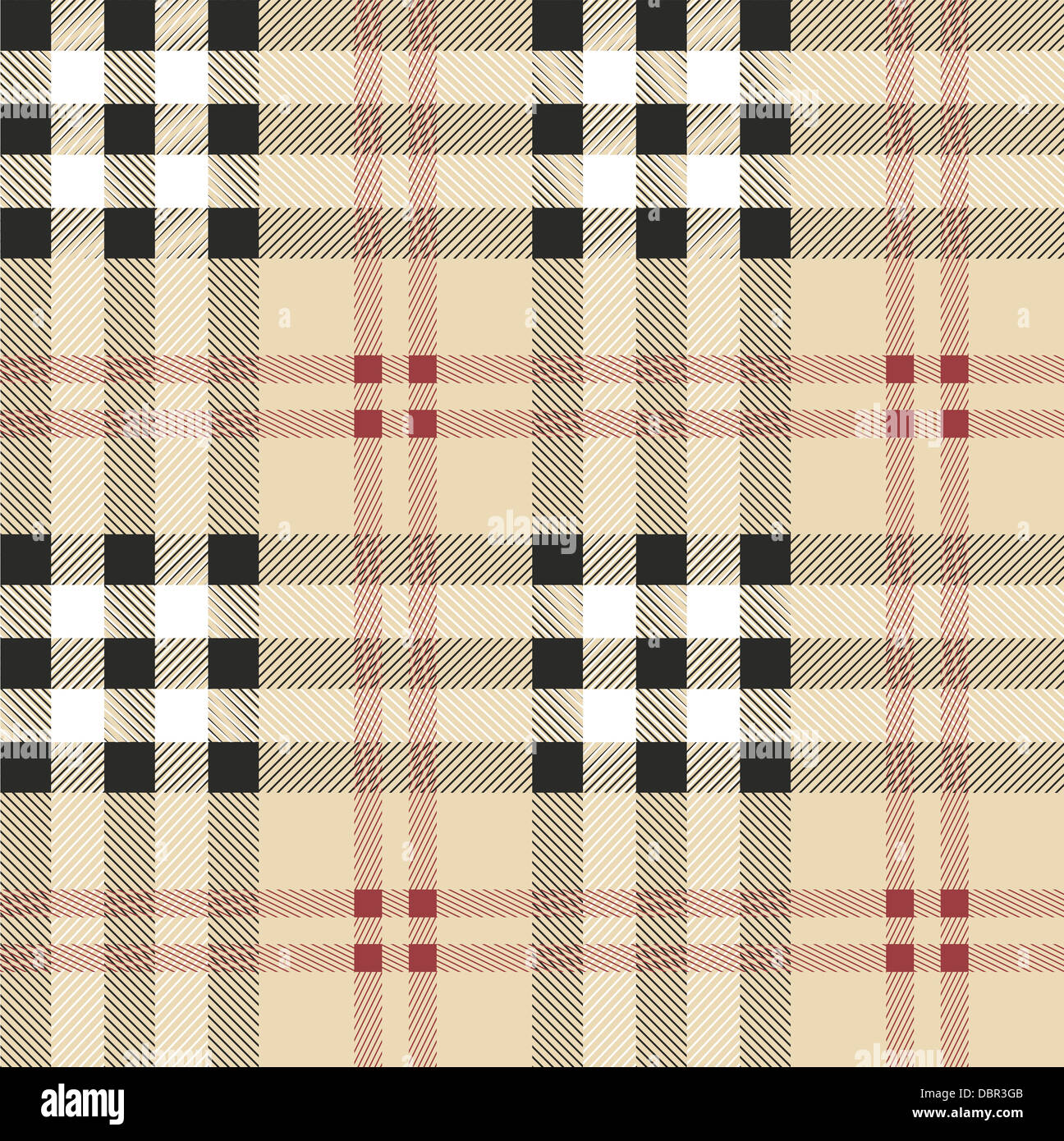 Vintage scottish fabric seamless pattern. This vector illustration is ...