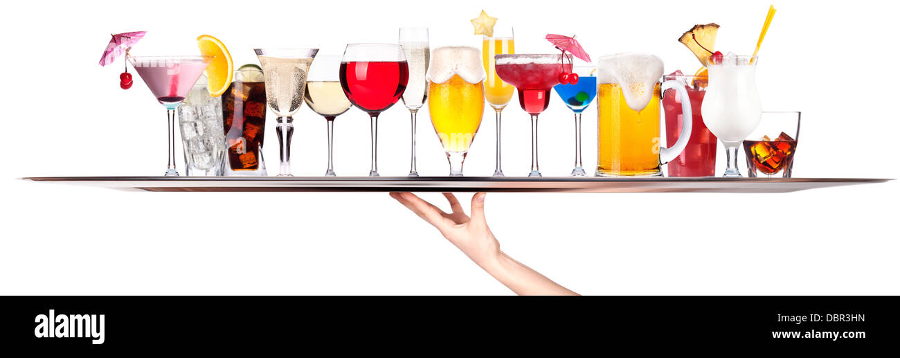 Cocktail waitress Cut Out Stock Images & Pictures - Alamy